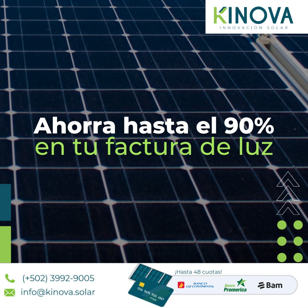 Paneles Solares en Guatemala - Kinova Solar